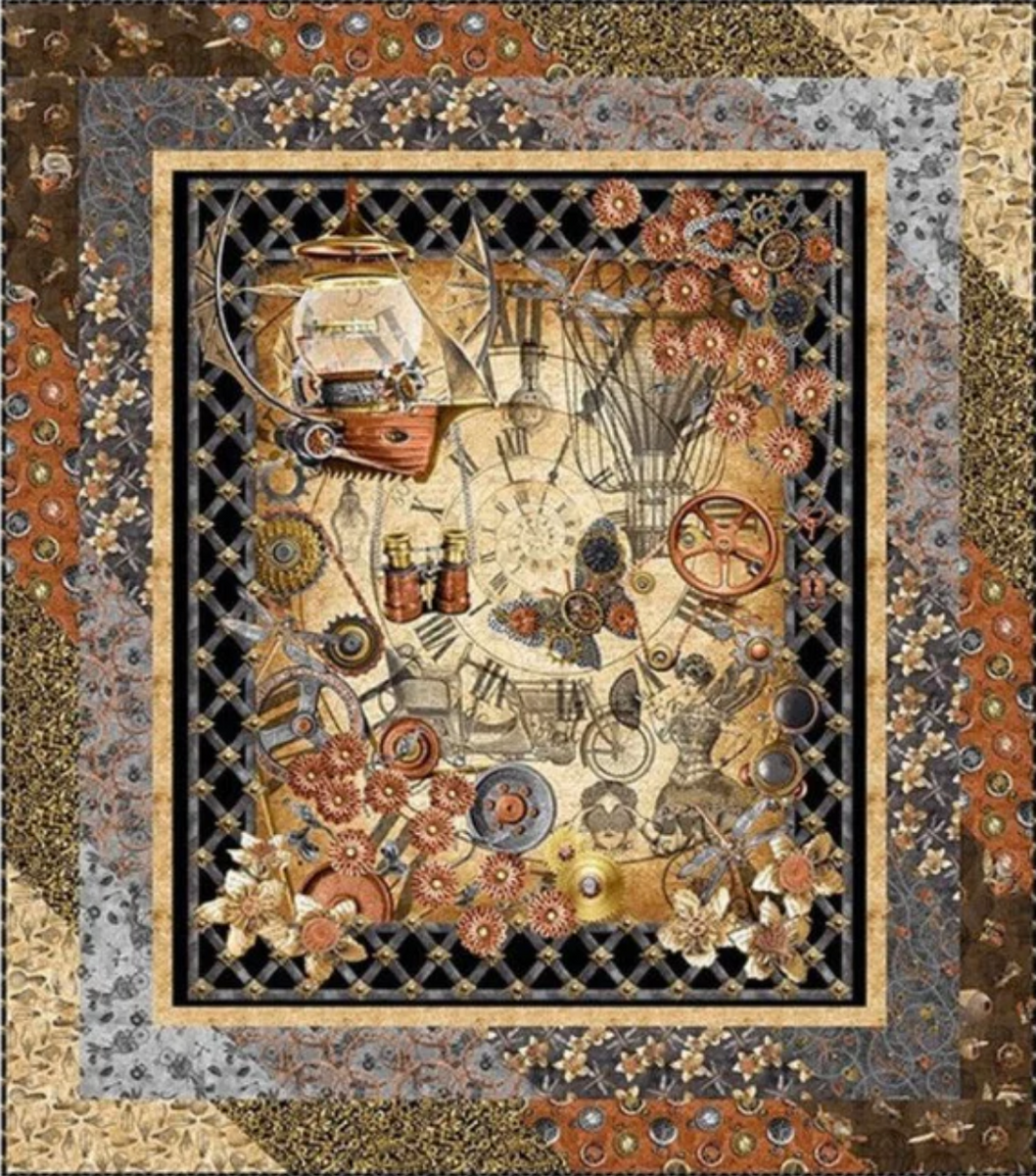 Full Steam Ahead Gallery Drama Quilt Kit – North Shore Quilting