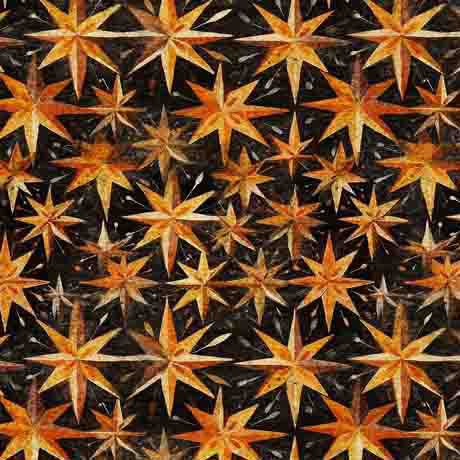 Creepin' It Real- Stars Black by QT fabrics – North Shore Quilting