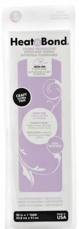 Heat N Bond Non-Woven Craft Fusible Extra Firm Interfacing 20in x 1yd ...