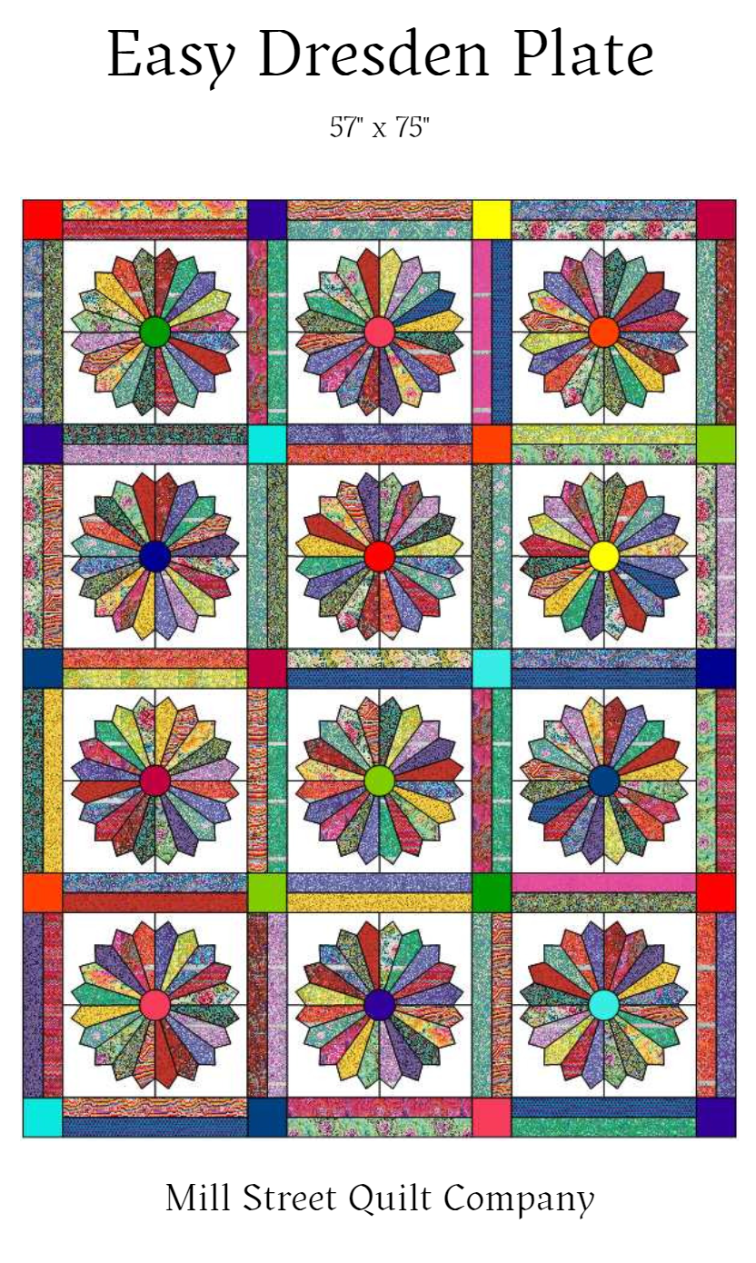 Easy Dresden Plate Pattern – North Shore Quilting